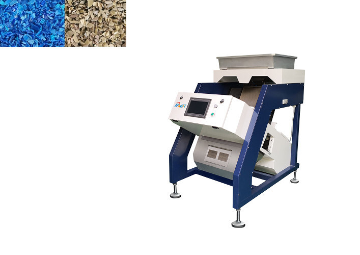 High Resolution CCD Mini Plastic Color Sorter With Optical Sensor