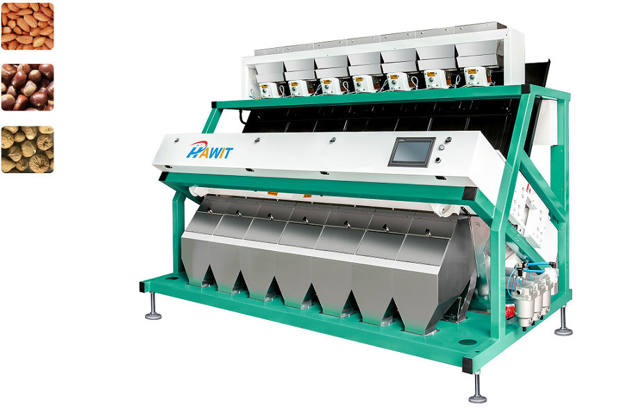 Automatic Fault Detection Nuts Color Sorter Intelligent