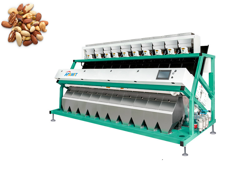 DSP FPGA SMC Filter Nuts Sorting Machine With CCD Cameras