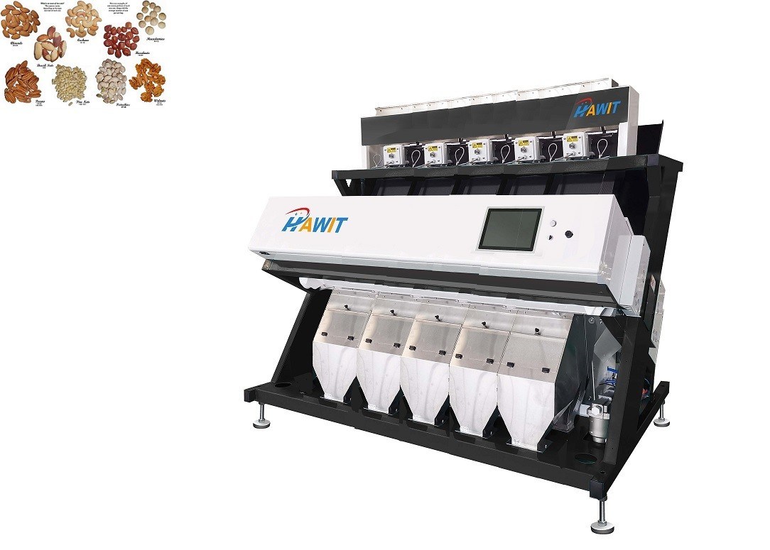 Digitization Processor Nuts Color Sorter Tri Chromatic Industry Grade
